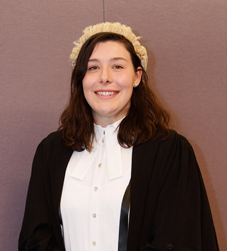 Lauren Fargher admitted to the bar - Innes Dean